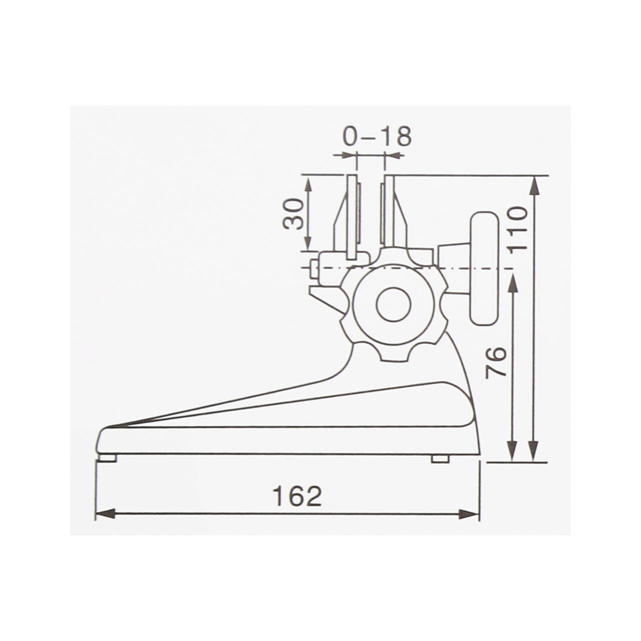 Suport Pentru Micrometre Pana La 300 Mm Klass 2 Kg E AMC Suport Pentru Micrometre Pana La 300 Mm Klass 2 Kg E AMC